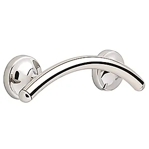 Delta Faucet DF705PC Wall Mounted 9" Curved Bathroom Safety Assist Bar in Polished Chrome