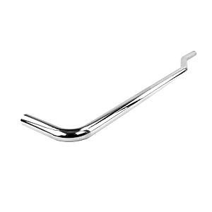 Renovators Supply Manufacturing High Tank Pull Chain Toilet with Light Oak Wooden Raised High Tank 59 in. to 74 in. Adjustable Height Chrome Z Pipe and Round Toilet Bowl