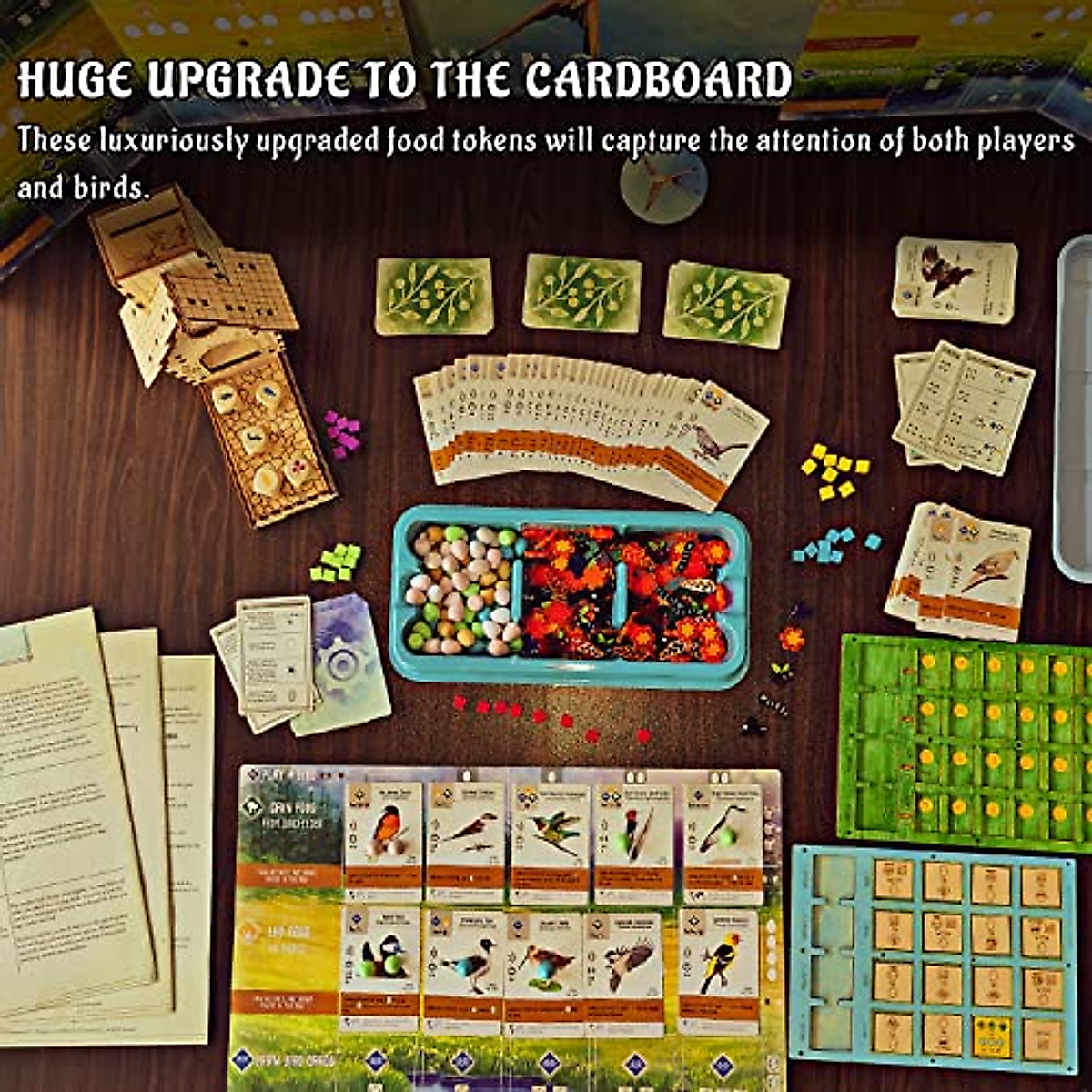 CZYY Wingspan Food Resource Tokens Included Nectar Set of 174 Acrylic Laser Cut Upgraded for Wingspan Board Game