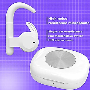 Freesa Horn-On-Ear 5.3 Sports Bluetooth Headset,Seven-Levels of Waterproof, Noise-Reducing, Talkable, Hall-Switch, Suitable for Sports/Games