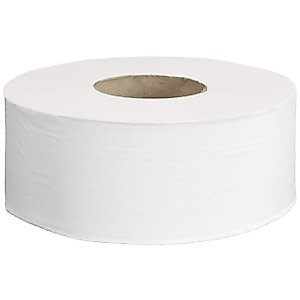AmazonCommercial 2-Ply White 9' Jumbo Roll Toilet Paper/Bath Tissue (416972)|Bulk for Business |Septic Safe |Compatible with Universal Dispensers|FSC Certified |1000 feet per Roll (12 Rolls)()