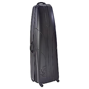 Samsonite Hard Case Golf Travel Bag with Wheels and Internal Compression Straps, Midnight Black