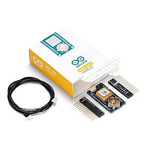 Arduino MKR GPS Shield [ASX00017] - High-Performance GNSS Module MKR Boards, Featuring u-blox SAM-M8Q, Multi-Constellation Support (GPS, GLONASS, Galileo), and Plug 'n' Play Functionality.