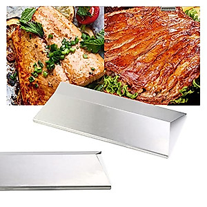 Plowo 13" Grill Heat Plate for Cuisinart CGG-306, Nexgrill 820-0033 820-0007B 820-0015 820-0007 820-0007G, Megamaster 820-0033M, 820-0007B, Flame Tamer 306-20133 306-20087 820-0033-05, Stainless Steel