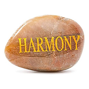 12 Pieces Inspirational Rocks with Words for Friends and Family, Engraved Motivational Stones for Encouragement Gifts, Home Decor