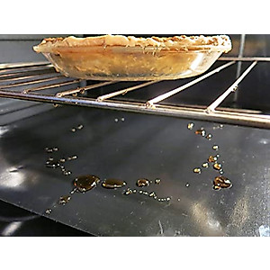 FitFabHome Combo Pack - 2 Large Oven Liners, 1 Toaster Oven Liner, 1 Microwave Liner BPA and PFOA Free; Protect the Bottom of Electric or Gas Oven Toaster Oven Microwave…