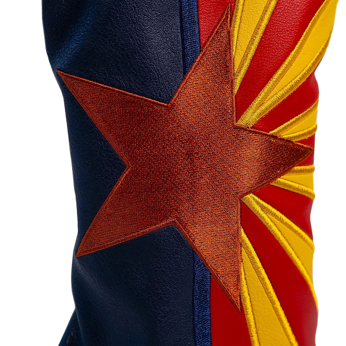 Pins & Aces Arizona Tribute Premium Driver Golf Club Head Cover - Premium, Hand-Made Leather Headcover - AZ Flag Styled, Tour Quality Golf Club Cover - Style & Customize Your Golf Bag