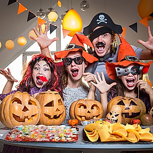 Rtteri 10 PCS Halloween Serving Trays Party Decorations 11 x 7.5 Halloween Food Trays Halloween Tray Halloween Party Trays for Halloween Theme Dessert Cupcake Birthday Party Tableware Supplies