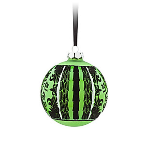 Disney The Haunted Mansion Glass Ball Christmas Ornament - Green