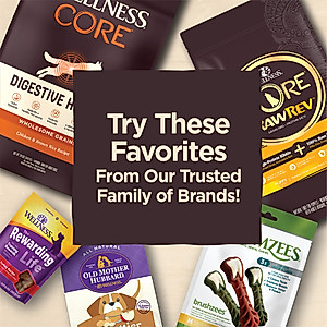 Wellness CORE Power Packed Dog Treats, Grain-Free Tender Jerky Treats, Made in USA (Chicken & Lamb Recipe, 4-Ounce Bag)