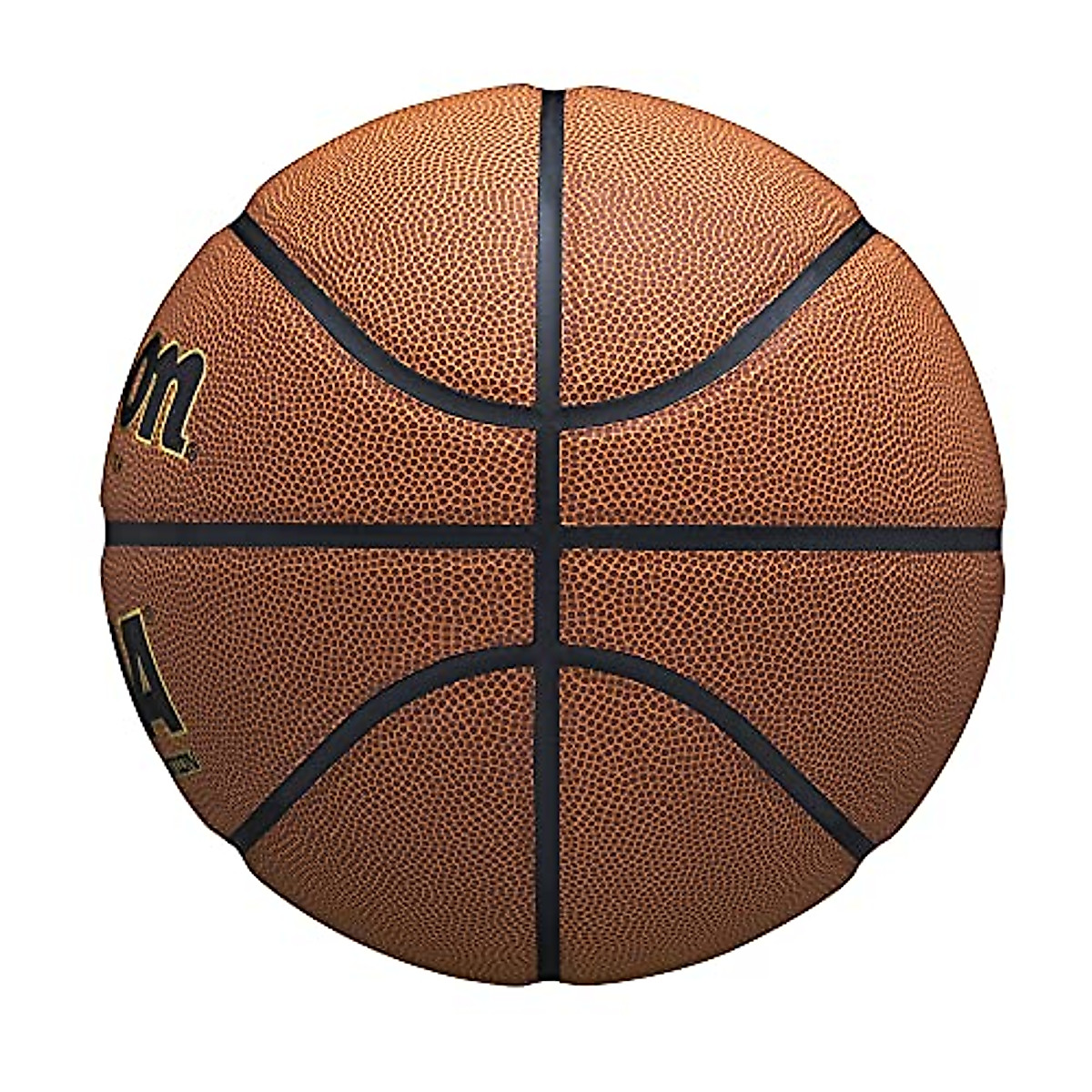 Lifetime 1529 Courtside Height Adjustable Portable Basketball System, 50 Inch, Black/Red/Blue, Standard & Wilson Sporting Goods Wilson NCAA Final Four Edition Basketball, Official - 29.5"