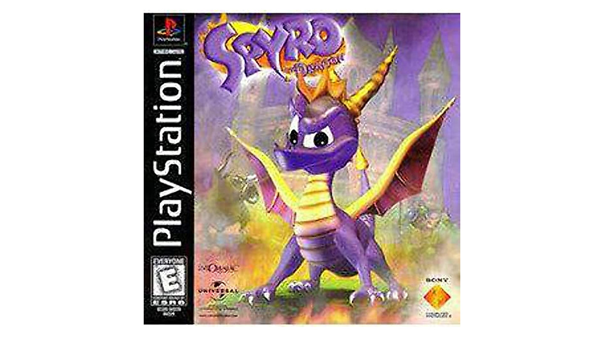 Spyro the Dragon PS1 Game - Bright 3D Adventure for All Ages