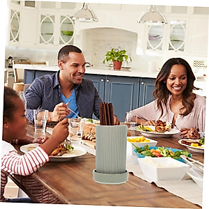 RORPOIR Ceramic Drainer Cutlery Pan Ceramics Household