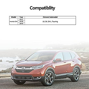 CarQiWireless Wireless Charger for Honda CRV 2019 2018 2017 Car Charging Charger, Center Console Holder Storage Box with Cell Phone Wireless Charging Pad Mat for CR-V Interior Accessories