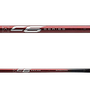 MCA Golf Mitsubishi C6 Red Series 60 Driver Shaft + Adapter & Grip (Stiff) (Ping G25, Anser)