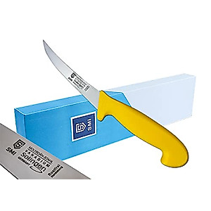 SMI - Solingen Boning Knife Curved 5 inch Meat Knife Professional Flexible Sharp Kitchen Knife Solingen Knife - Made in Germany