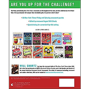 The New York Times Hardest Crosswords Volume 12: 50 Friday and Saturday Puzzles to Challenge Your Brain (New York Times Hardest Crosswords, 12)