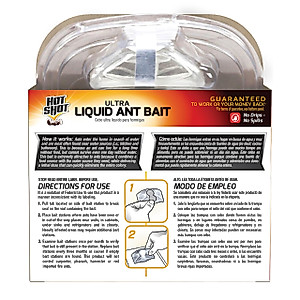 Hot Shot Ultra Liquid Ant Bait, Contains Both Food & Water, 4 Count, Berry