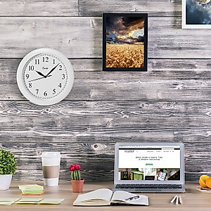 Equity by La Crosse White 10" Basics Quartz Analog Wall Clock