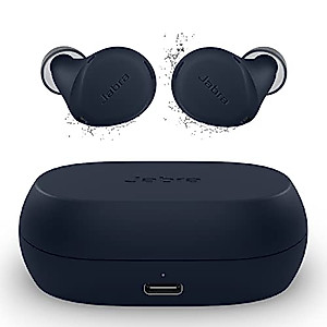 Jabra Elite 7 Active True Wireless— Bluetooth Sports Earbuds Shake Grip for Secure in-Ear Fit — Ultimate Workout Earbuds, Adjustable Active Noise Cancellation, Fast Charging — Navy