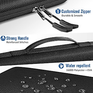 FINPAC Hard Laptop and Tablet Sleeve Case for 13.6-inch MacBook Air M3 A3113 2024, 14-inch MacBook Pro M4/M3/M2/M1 2024-2021