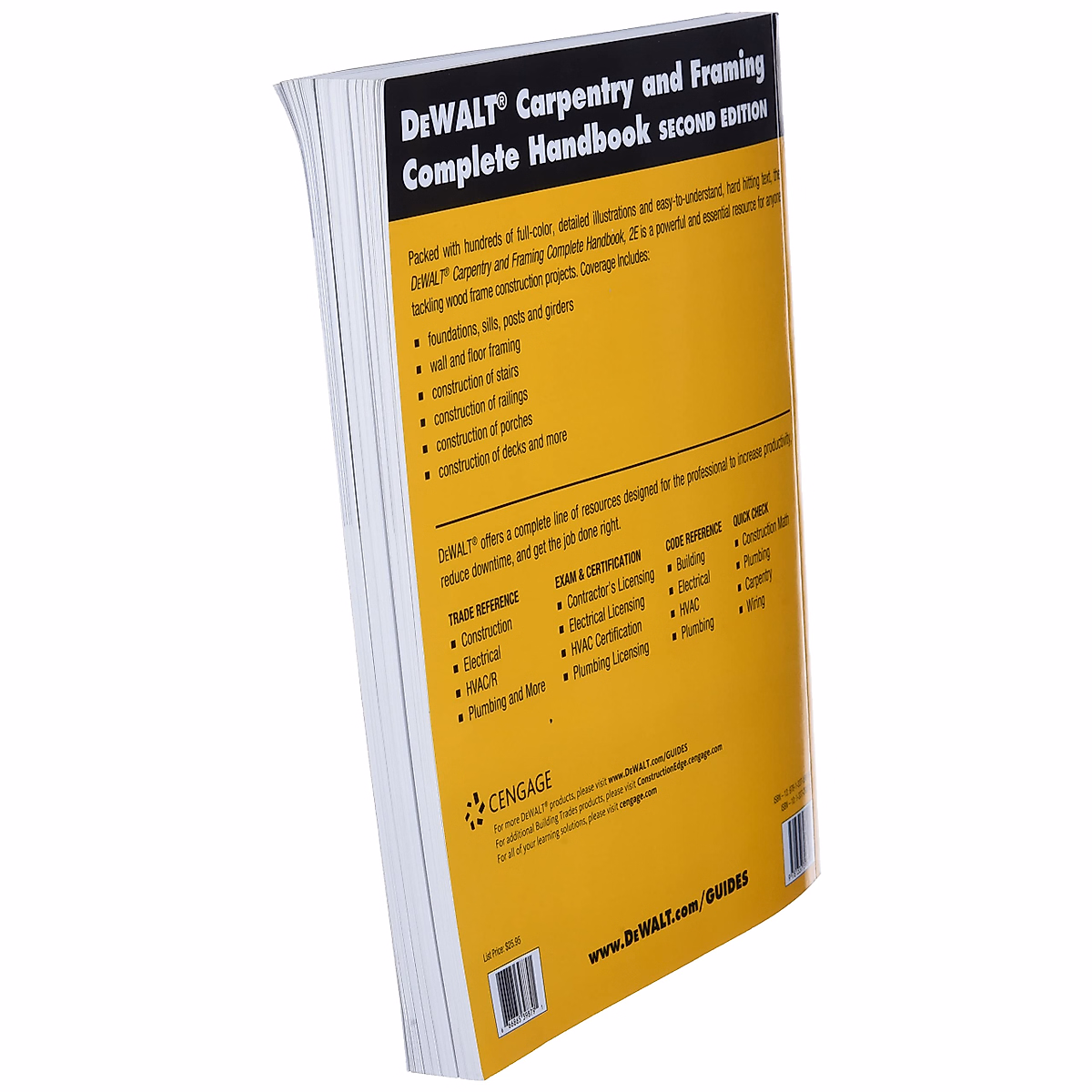 DEWALT Carpentry and Framing Complete Handbook