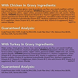 Purina Friskies Gravy Wet Cat Food Variety Pack, Tasty Treasures Prime Filets - (24) 5.5 oz. Cans