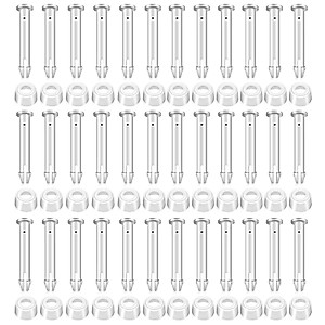 36Pcs Plastic Pool Joint Pins & Pool Seals Compatible with Intex 13'-24' Above Ground Round Metal Frame Pools and Intex Rectangular Metal Frame Pools Replacement Parts(2.36 Inch)