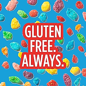 Pebbles Fruity PEBBLES Cereal, Fruity Kids Cereal, Gluten Free Rice Cereal for Kids, 15 OZ Large Cereal Sized Box