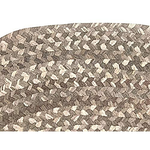 Better Trends Ombre Area Rug, 24" x 72" Runner, Reversible and Durable, 100% Soft Cotton Anti-Fatigue Chenille, Braided Rug for Entryway Living Room, Kitchen - Beige