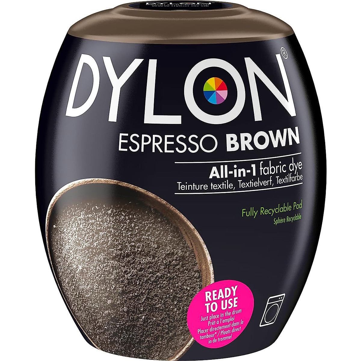 Dylon 350g Machine Dye Pod, Espresso Brown