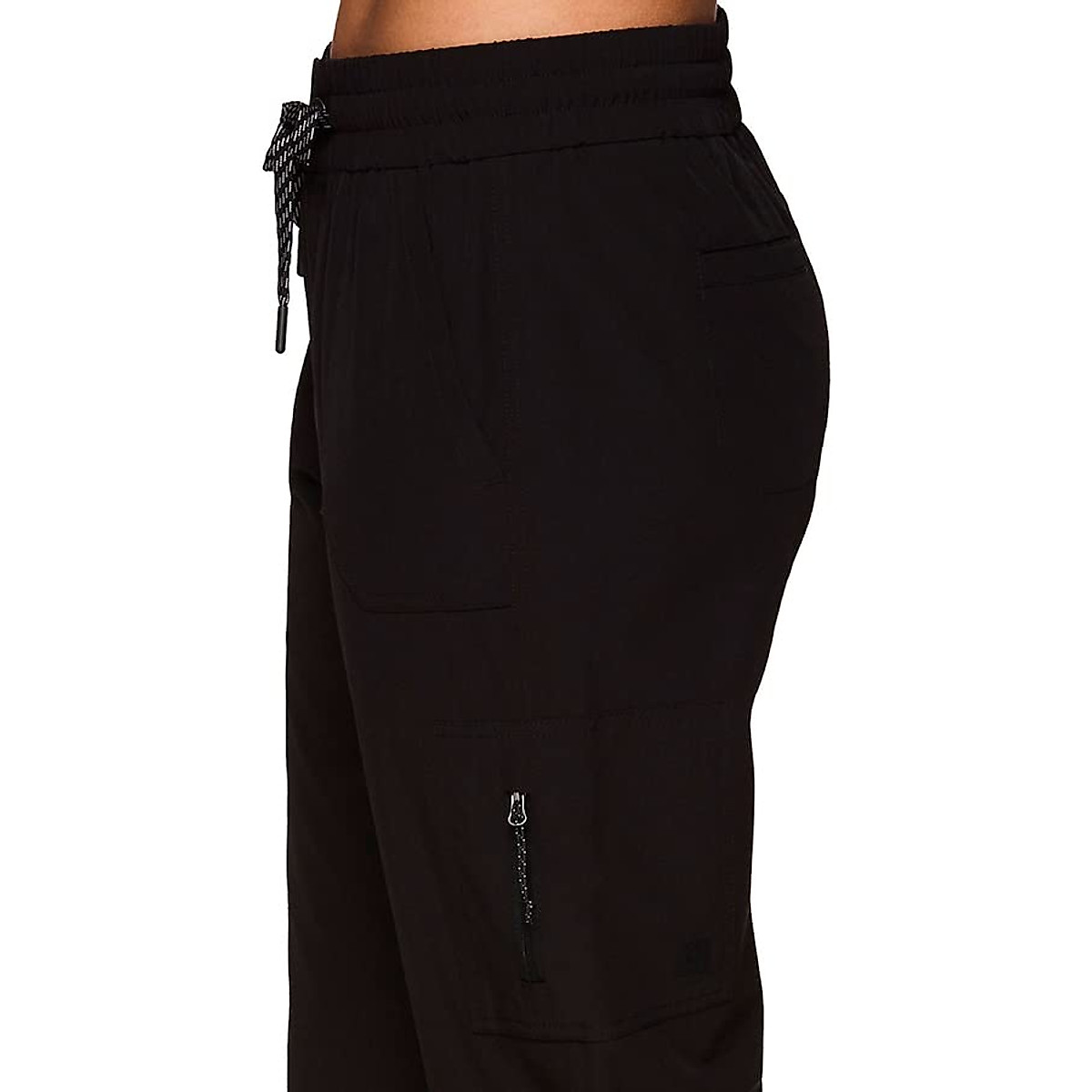 Avalanche Women's Ripstop Pant with UPF 50 Protection Everyday Hiking Ankle Pant with Pockets Quick Drying Pant for Hiking, Golf, Travel Black M