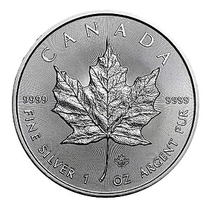 2021 Canadian Maple Leaf $5 Brilliant Uncirculated