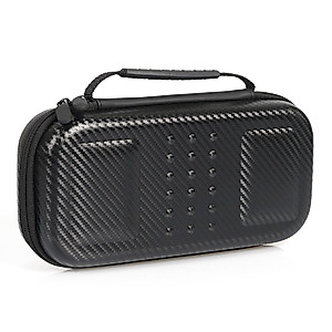 Amazon Basics Carrying Case for Nintendo Switch Console and Accessories - 10 x 2 x 5 Inches, Black