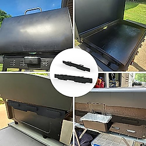 Black 22 inch Wind Guards for Blackstone Griddle, Magnetic Wind Screens, Blackstone Griddle Accessories, Fit with Side Shelf, Lid and Rear Grease Cup, Heat Shield for Side Table, Magnetic