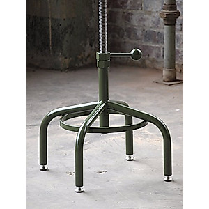 Walnut Industrial Factory Green Adjustable stool simple modern and minimalist bar stool