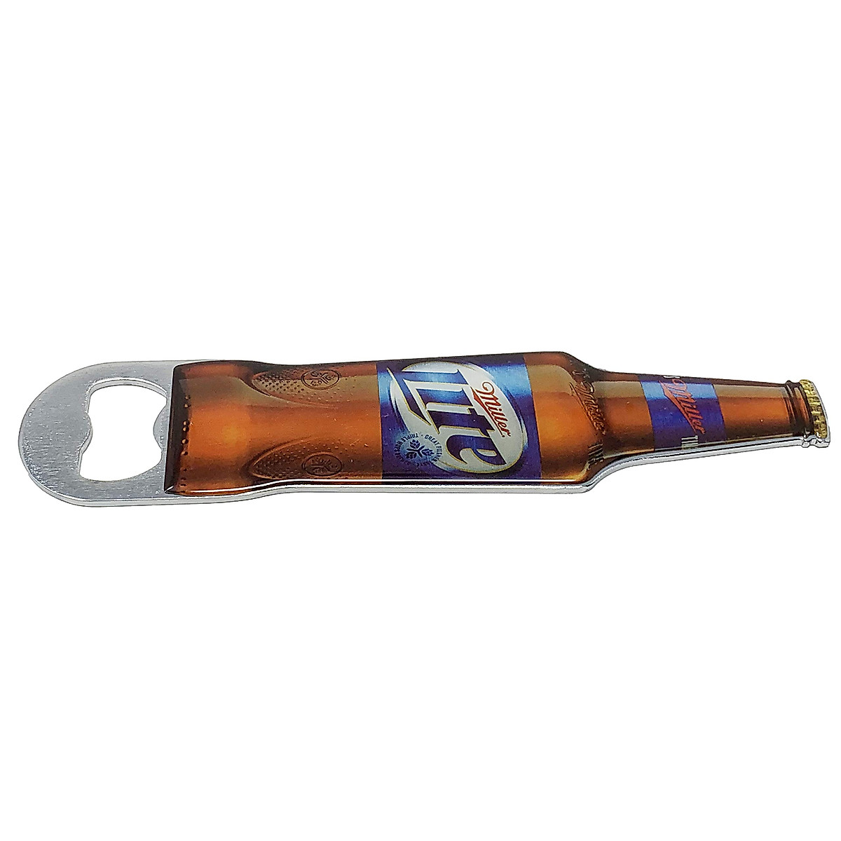 Official Miller Lite Bottle Opener Metal 7" Long