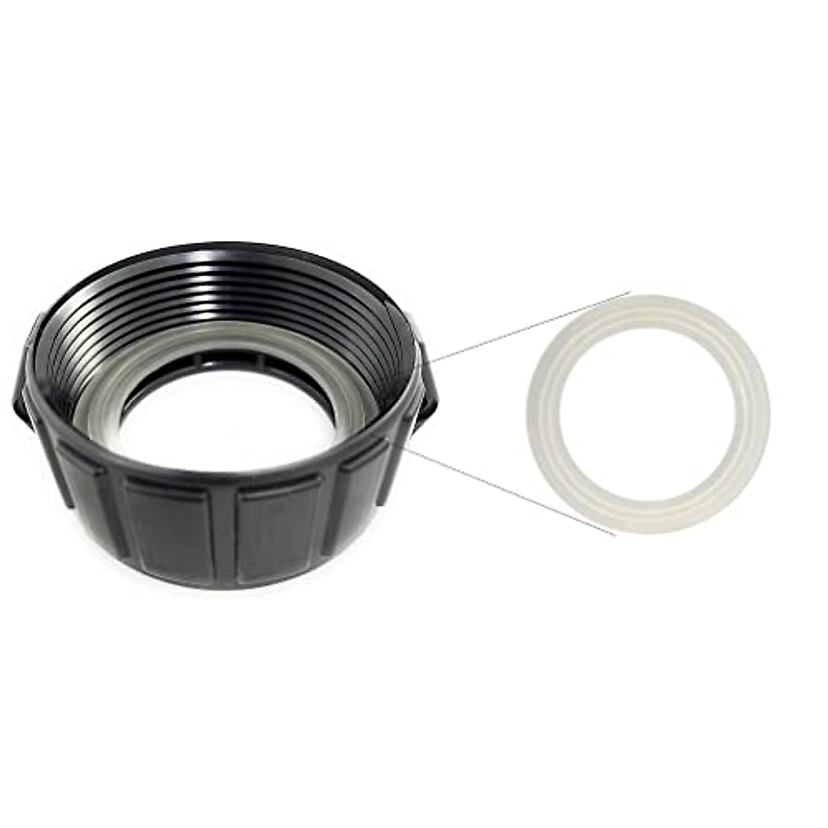 Bamkyait 711-4030 (4) 2" O-Ring Spa Hot Tub Heater Union Ribbed Gasket fit Balboa Gecko O-Ring 7114030B