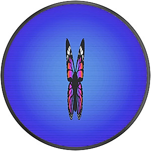 PopSockets PopTop (Top only. Base Sold Separately) Swappable Top for PopSockets Phone Grip Base, Playful PopTop - Lenticular Flutterfly