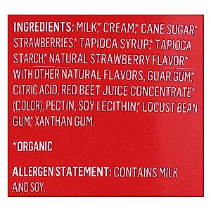 Alden's, Organic Strawberry Ice Cream, 48 oz (Frozen)