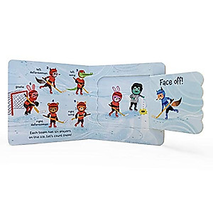 Let's Play Hockey! A Lift-a-Flap Board Book for Babies and Toddlers, Ages 1-4