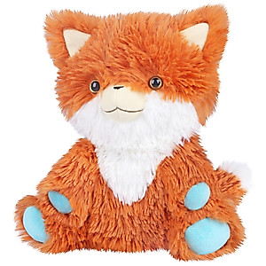 SuzziPals Microwavable Stuffed Animals Fox Plushies, Stuffed Fox Heating Pads, Anxiety & Stress Relief, Warming Cuddly Companion Fox Stuffed Animal, Fox Toys Gifts for Kids Adults