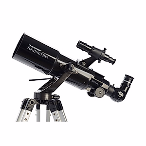 Celestron - PowerSeeker 80AZS Telescope - Manual Alt-Azimuth Telescope for Beginners - Compact and Portable - BONUS Astronomy Software Package - 80mm Aperture