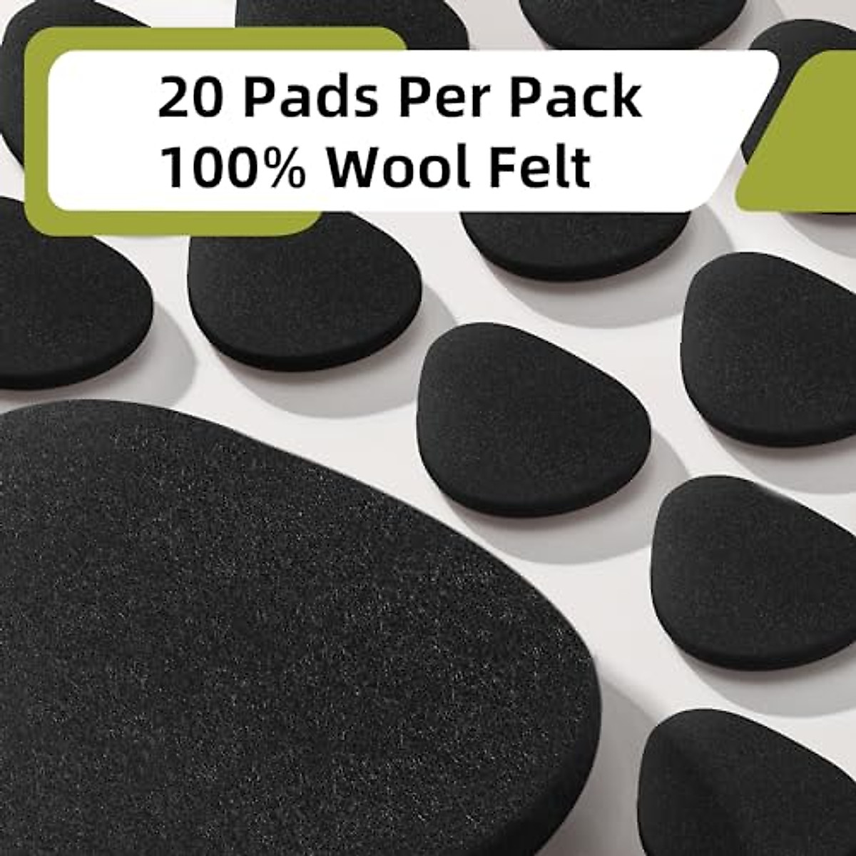 20-Pack Metatarsal Foot Pads for Pain Relief and Neuroma, Ball of Foot Cushions for Women and Men, 1/4” Thick, Support for The Forefoot and Sole, 10 Pairs