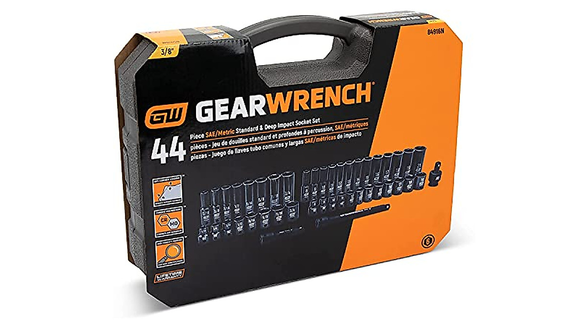 Top GEARWRENCH 44 Pc. Impact Socket Set – Durable & Strong