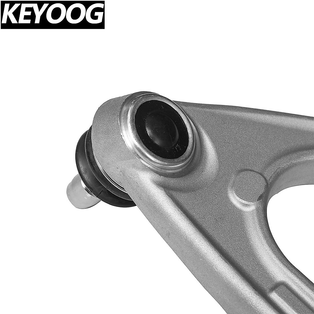 KEYOOG 2Pcs Left Right Front Upper Control Arm and Ball Joint Assembly Fit for 2006 2007 2008 2009 2010 Hummer H3 H3T K621675 K621676 Driver & Passenger Side Suspension
