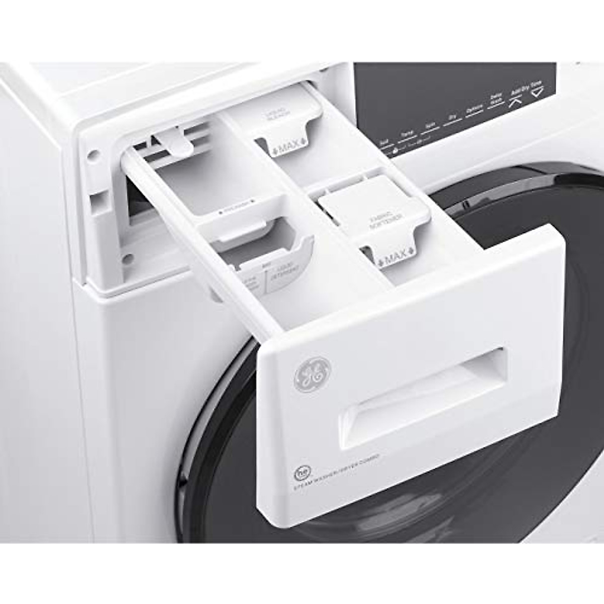 GE GFQ14ESSNWW 24" Electric Front Load Washer Dryer Combo with 2.4 cu. ft. Capacity, 14 Cycles, Electronic Touch, in White