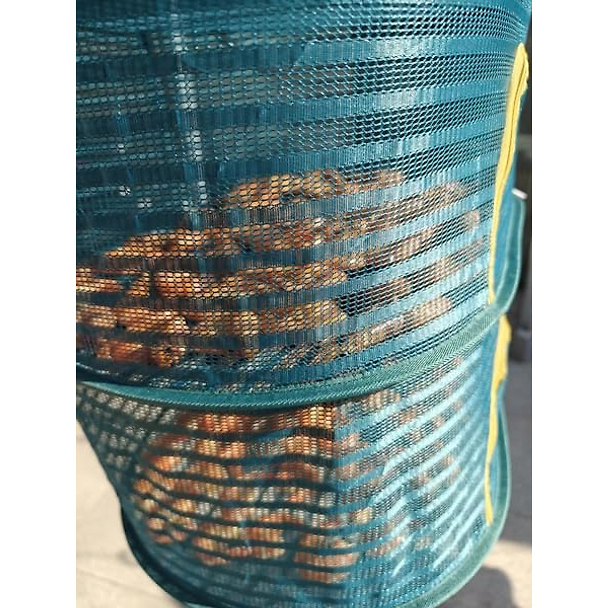 Foldable Drying Net for Vegetables, Fish, and Dehydrated Goods, Multi-tiered Food Drying Net, Versatile Drying Rack, Windproof Design, Zipper Closure for Insect Protection (Dark green, Triple Layer)