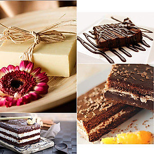 Silicone Soap Molds Set of 3, 6 Cavities DIY Handmade Soap Moulds - Cake Pan Molds for Baking, Biscuit Chocolate Mold, Silicone Soap Bar Mold for Homemade Craft, Ice Cube Tray, Pink