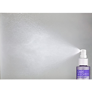 SoftSheen-Carson Dark and Lovely Blowout Heat Shield Hair Primer, Blow Dry Spray & Heat Protectant with Castor Oil, For Curly Hair, All Hair Types 4.4 fl oz